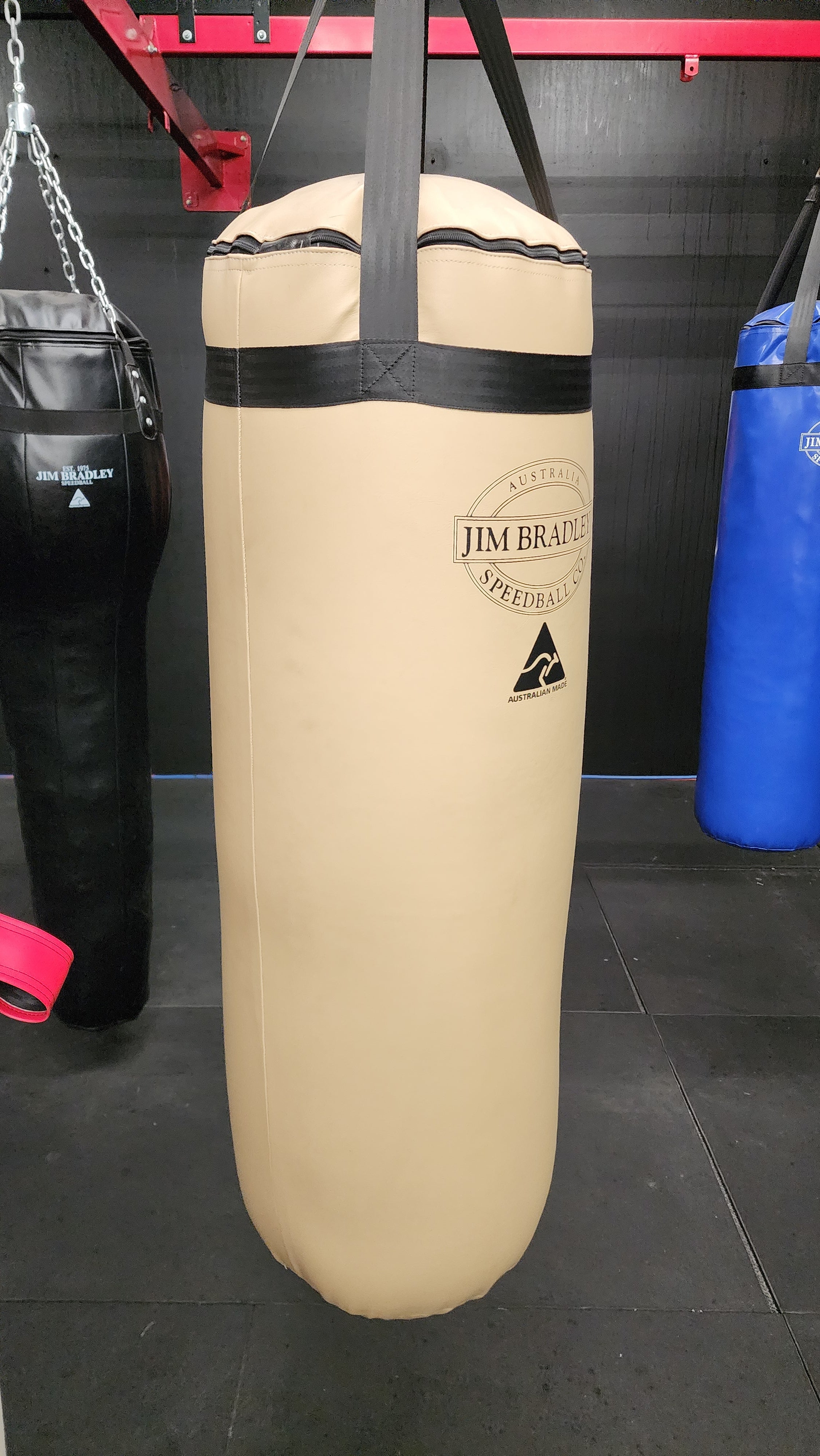 Premium Microfibre Boxing Heavy Bag – 4ft x 40cm – Jim Bradley Speedball