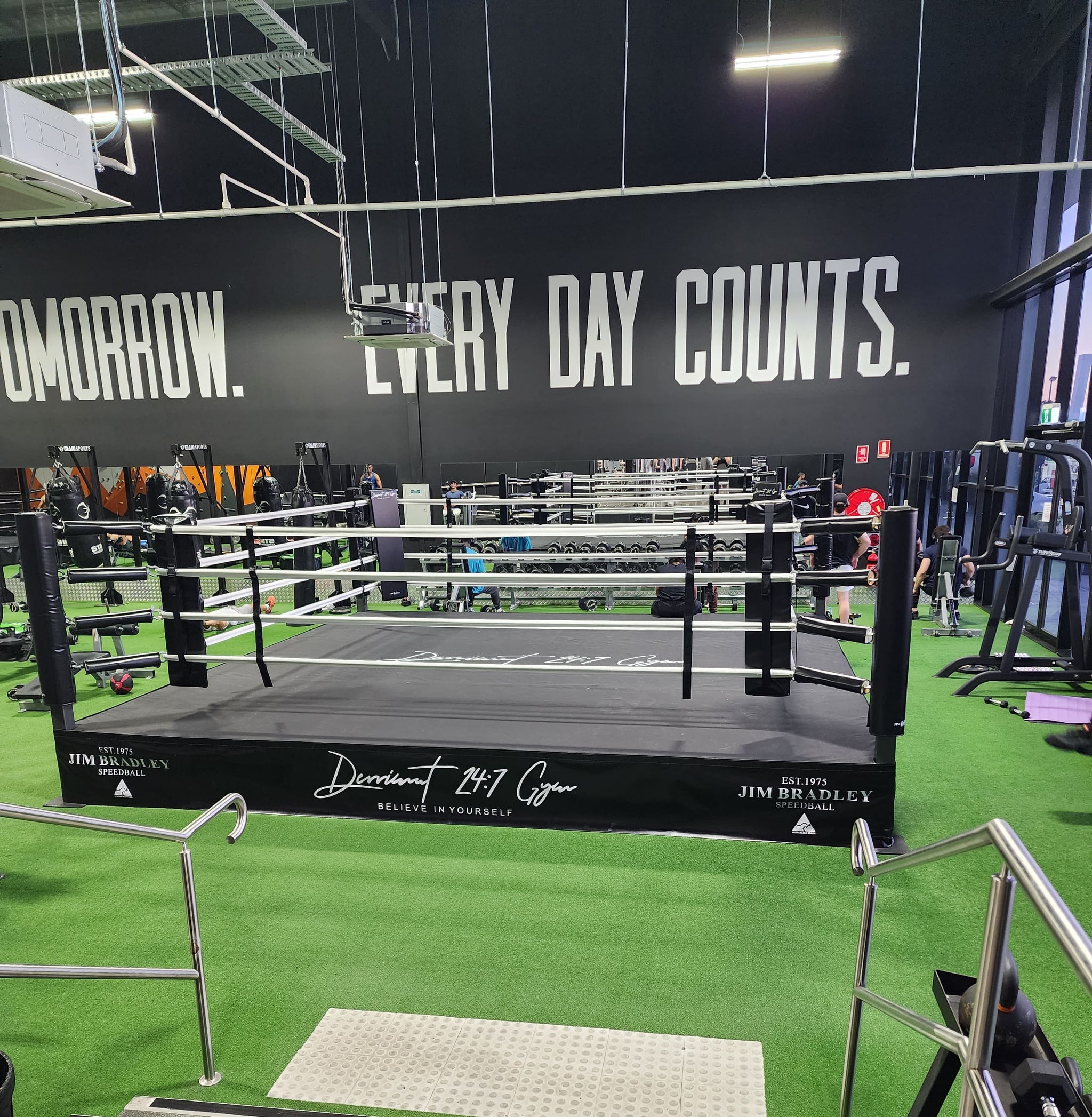 Boxing Rings - Raised on steel frame Australian Made – Jim Bradley ...